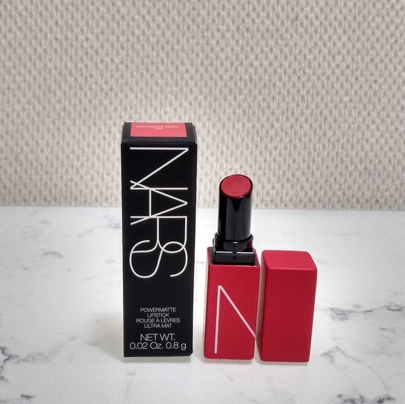 NARS | Makeup | Nars Powermatte Lipstick 32 Dragon Girl 02 Oz08 G Travel Mini Size | Poshmark